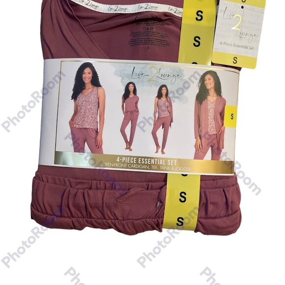 Live2Lounge | Intimates & Sleepwear | Womens 4 Pieces Essentials Lounge ...